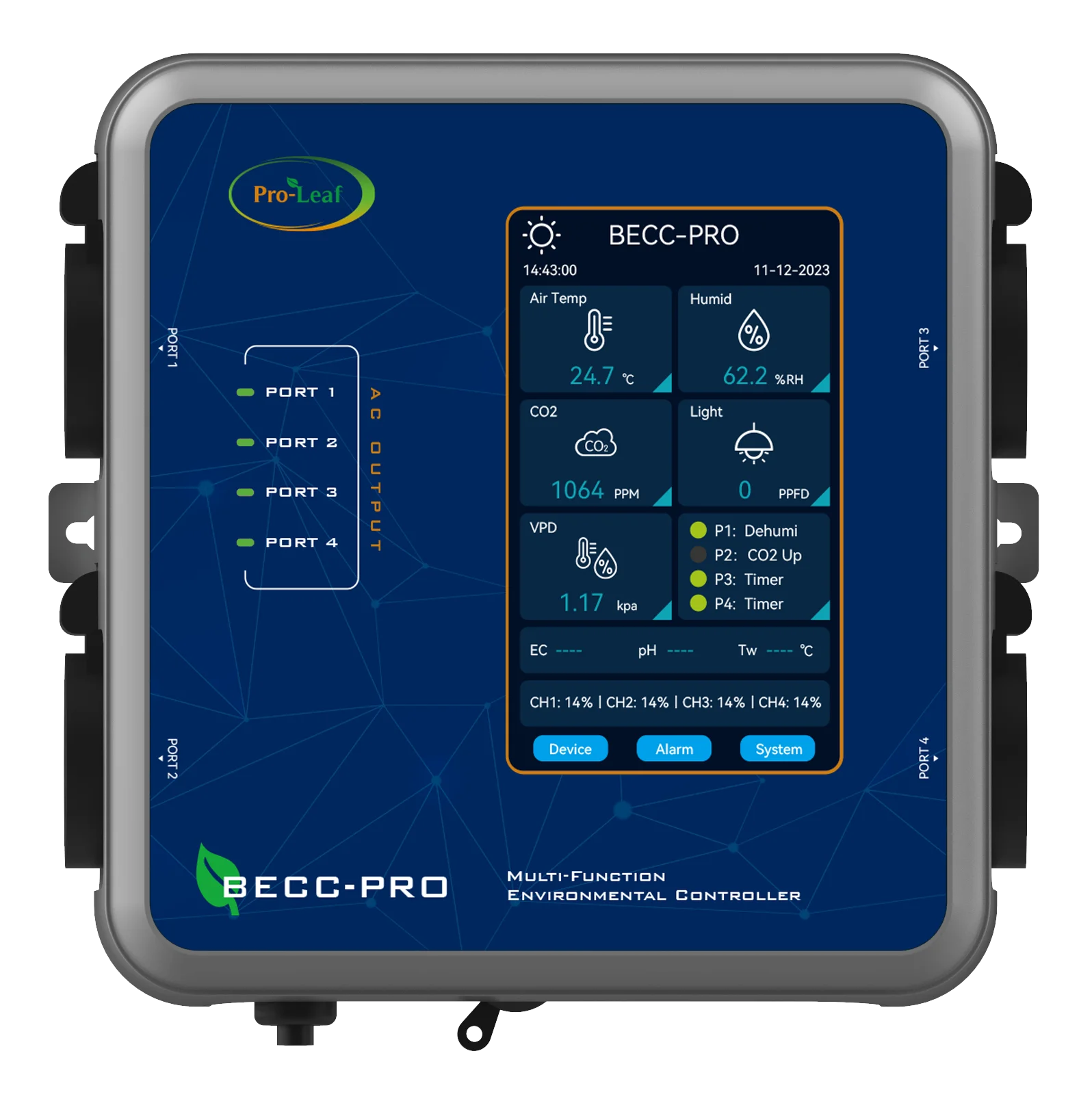 BECC-PRO Environmental Controller for Tent - Accurate Climate Control