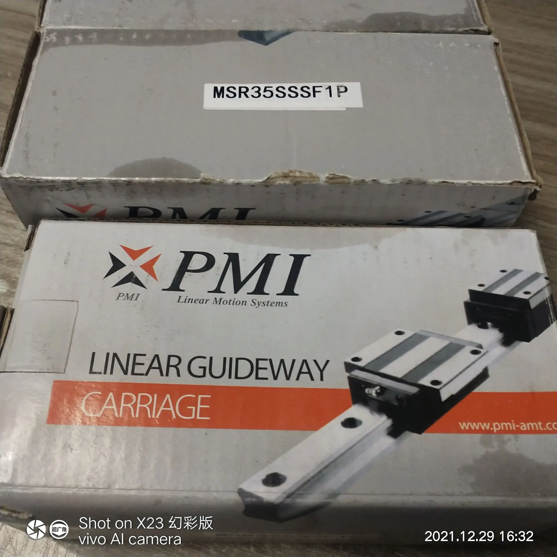 Original PMI Linear Guide Slide Block MSR25 MSR25S MSR25SSSF1P ...