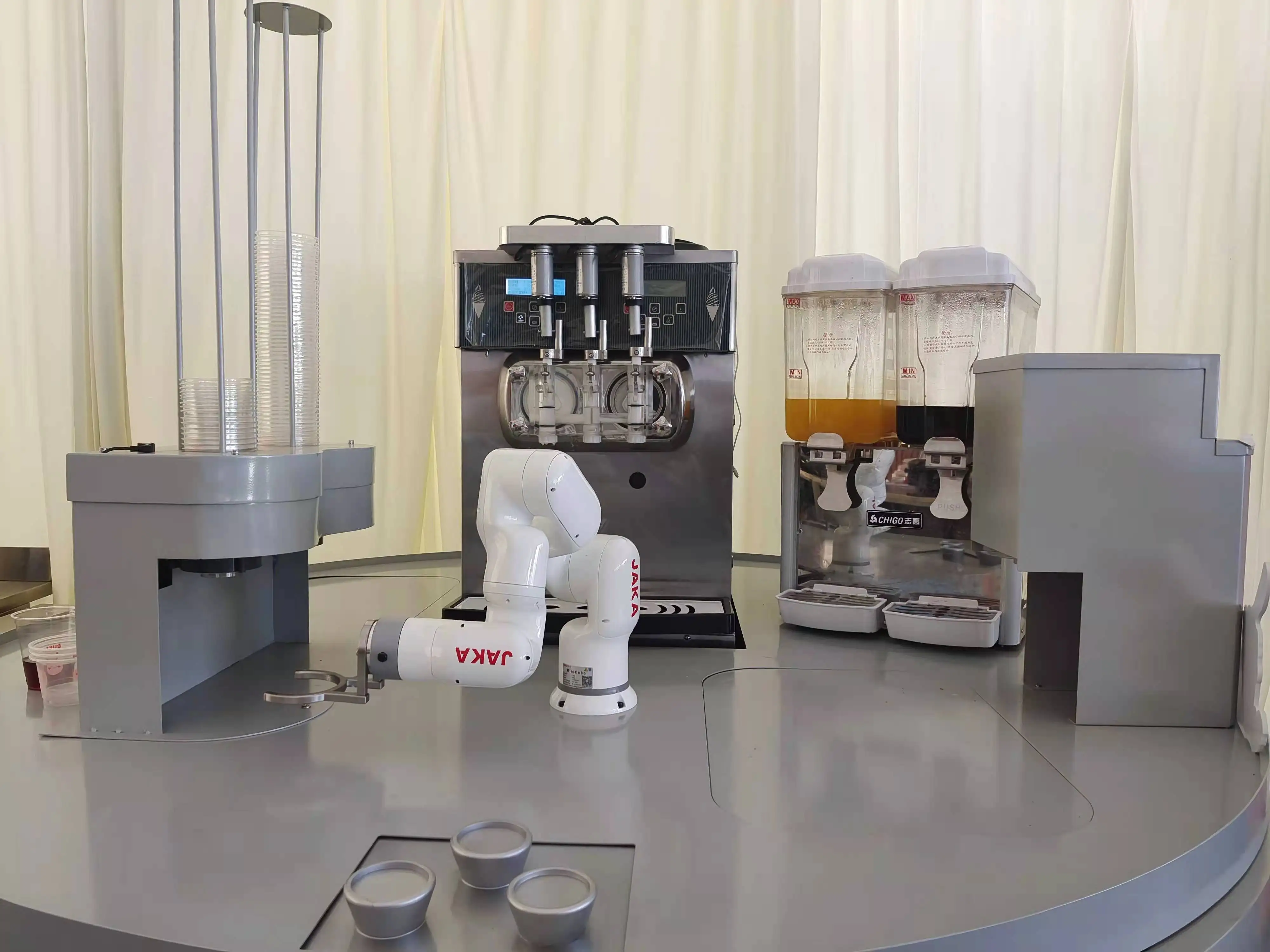 Universal Robotic Arm 1kg Manipulator Automated Kiosk Ice Cream And ...