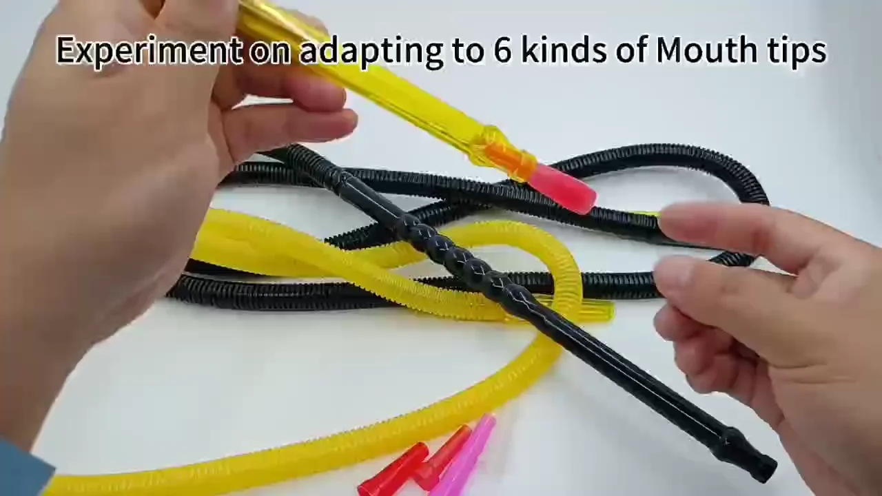 Futeng Wholesale Disposable Hookah Hose 1.5m Plastic Hookah Pipe 4 ...