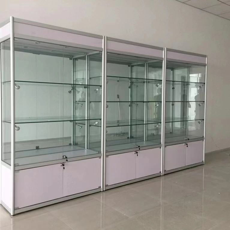 Glass Prizes Trophies Certificate Cabinet Jewelry Stationery Shelves ...