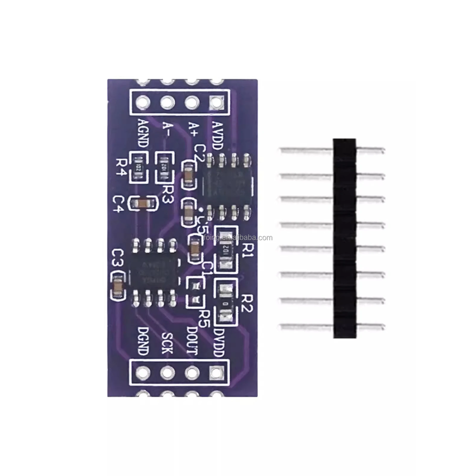 24 Bit ADC Module with TL431 Reference - Single Channel Load Sensing