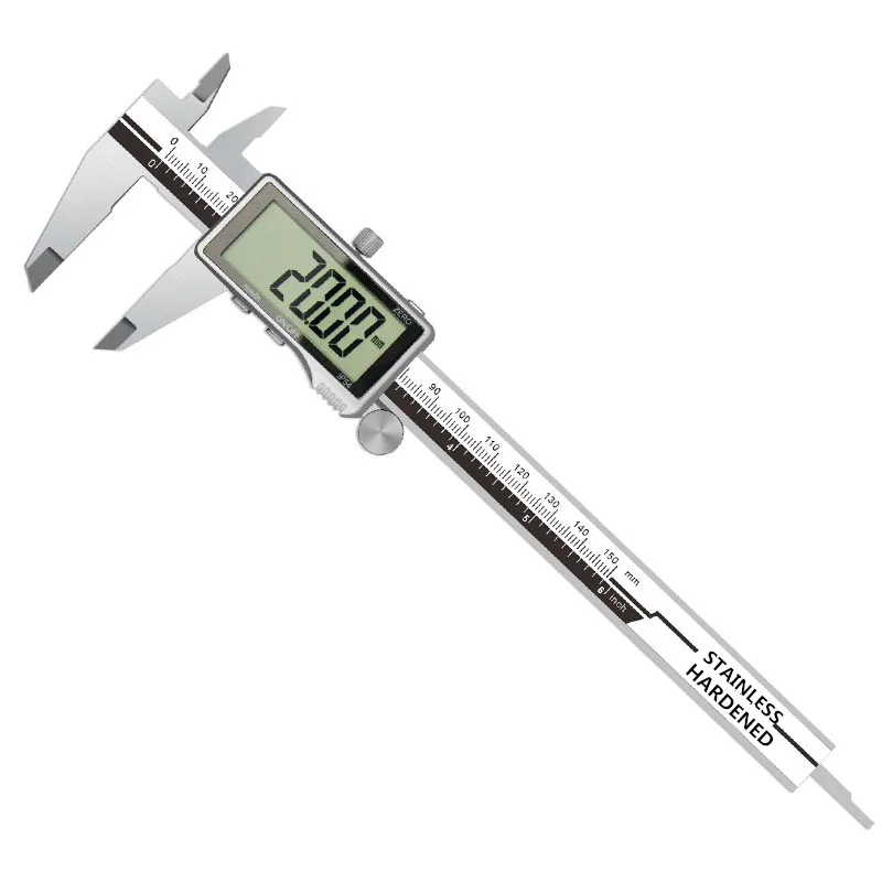 Digital Caliper Reading 0.01mm Super Big LCD Screen Stainless Steel ...