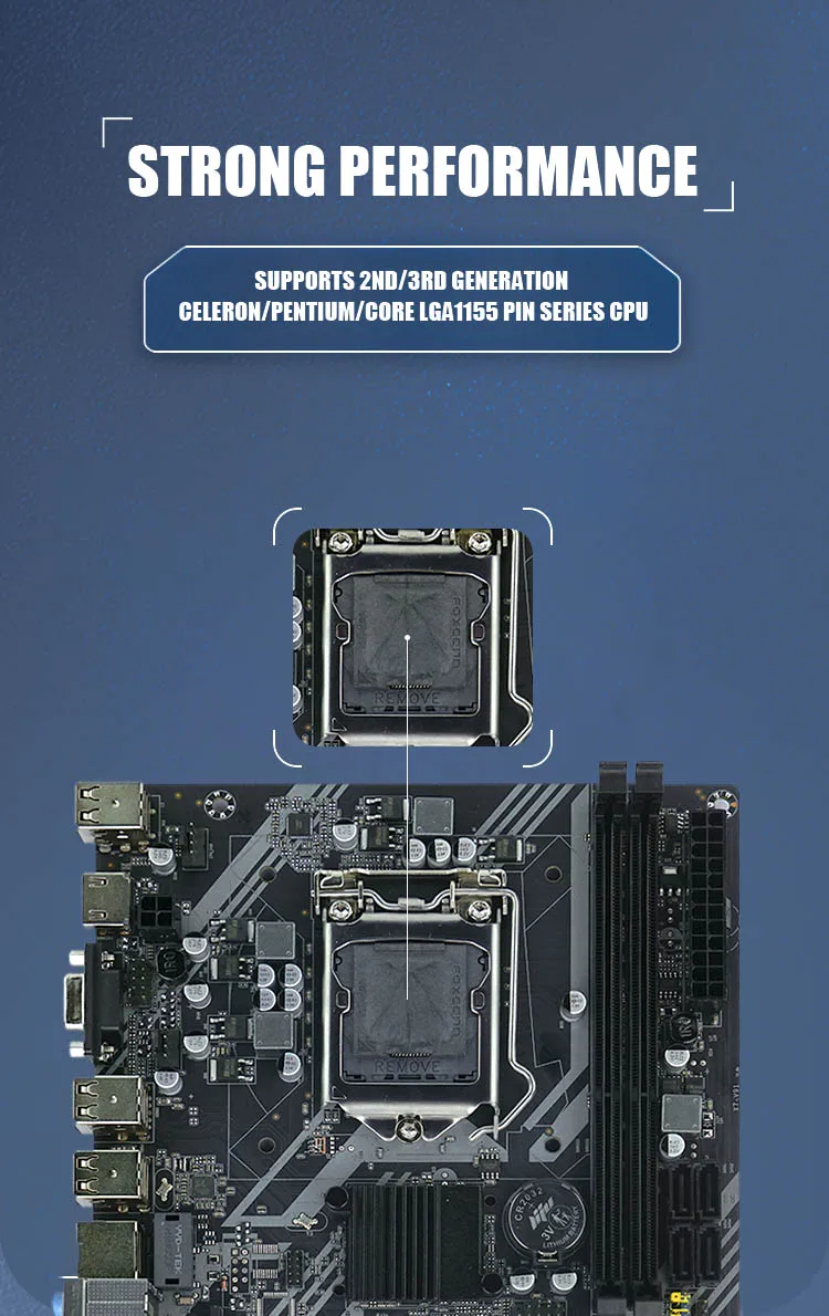 Oem Computer Mother Board Combo 3rd Gen Lga1155 Pc Gaming Mainboard Lga ...