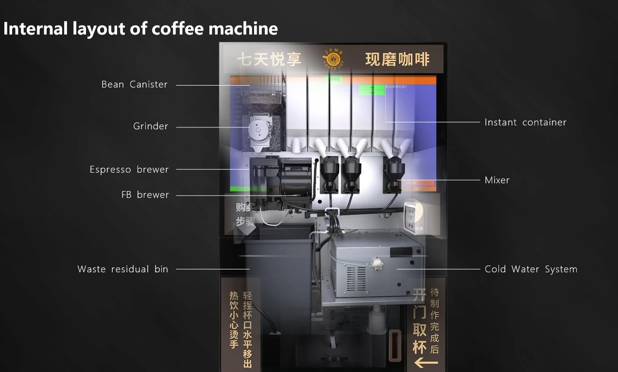 Smart Coffee Vending Machine - Fully Automatic Business Solution