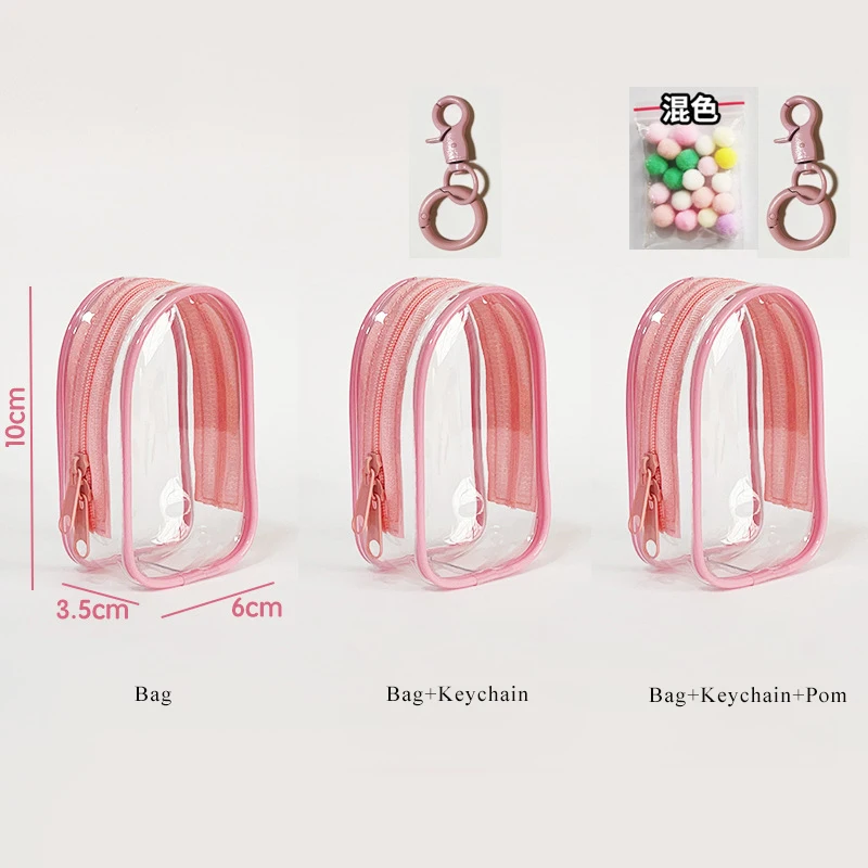 Transparent PVC Key Storage Bag - Fashionable & Durable