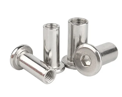 M3-M10 Stainless Steel 304 Female Thread Hex Socket Head Sleeve Barrel ...