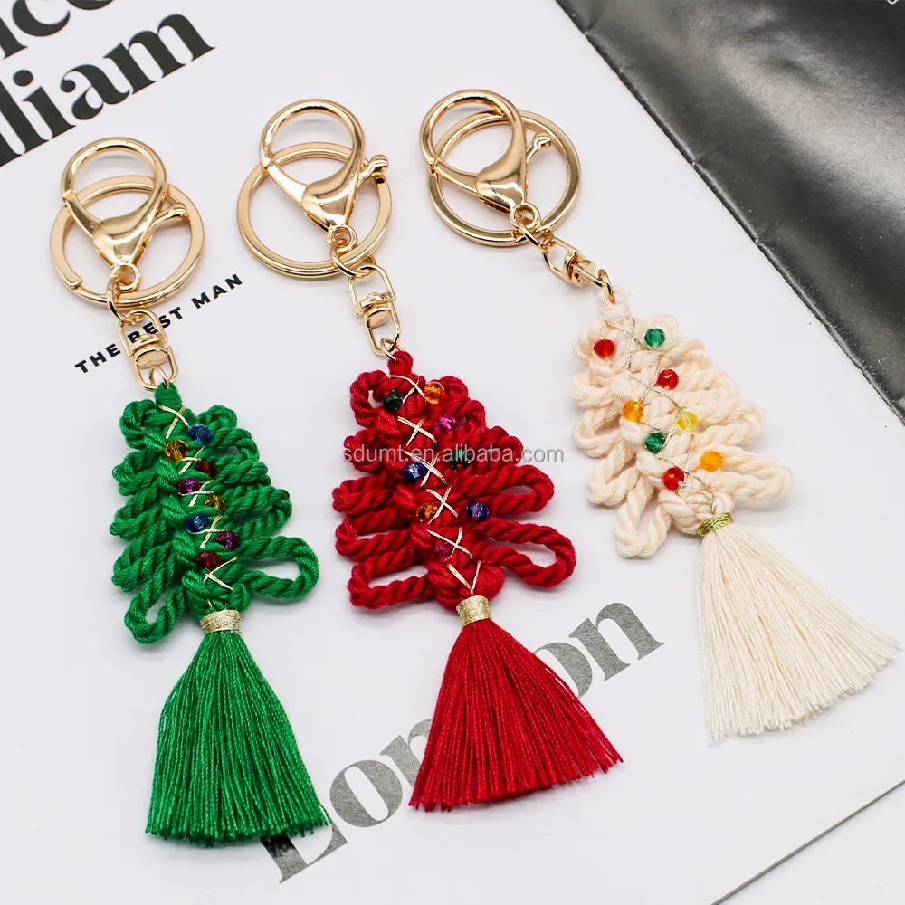 Christmas Lovely Souvenir Gift Creative Metal Xmas Tree Keychain For ...