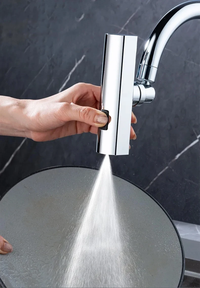SANIPRO Taps 3 in 1 Swivel Extension Spout for Kitchen