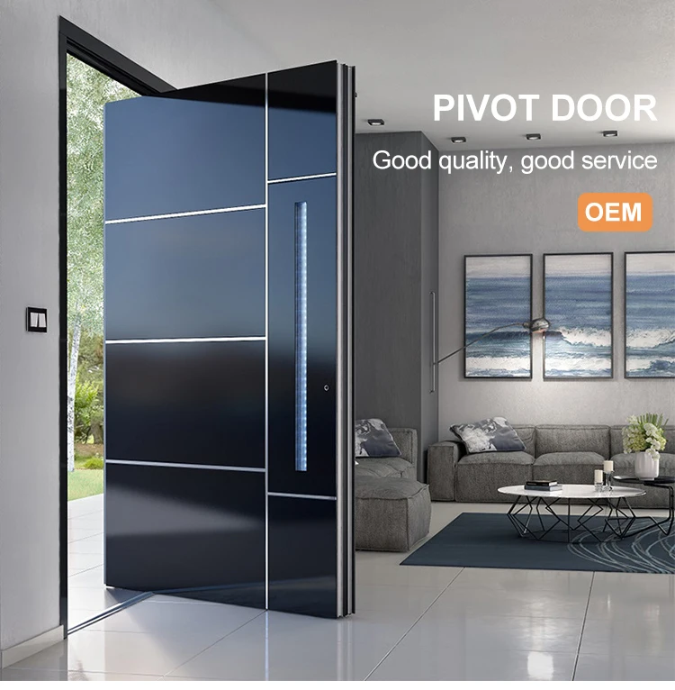 Durable Eco-Friendly Waterproof Solid Wood Teak Doors