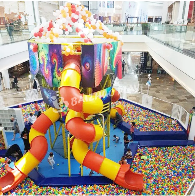 Children Playground Plastic Tube Slide Parts - Fun & Safety