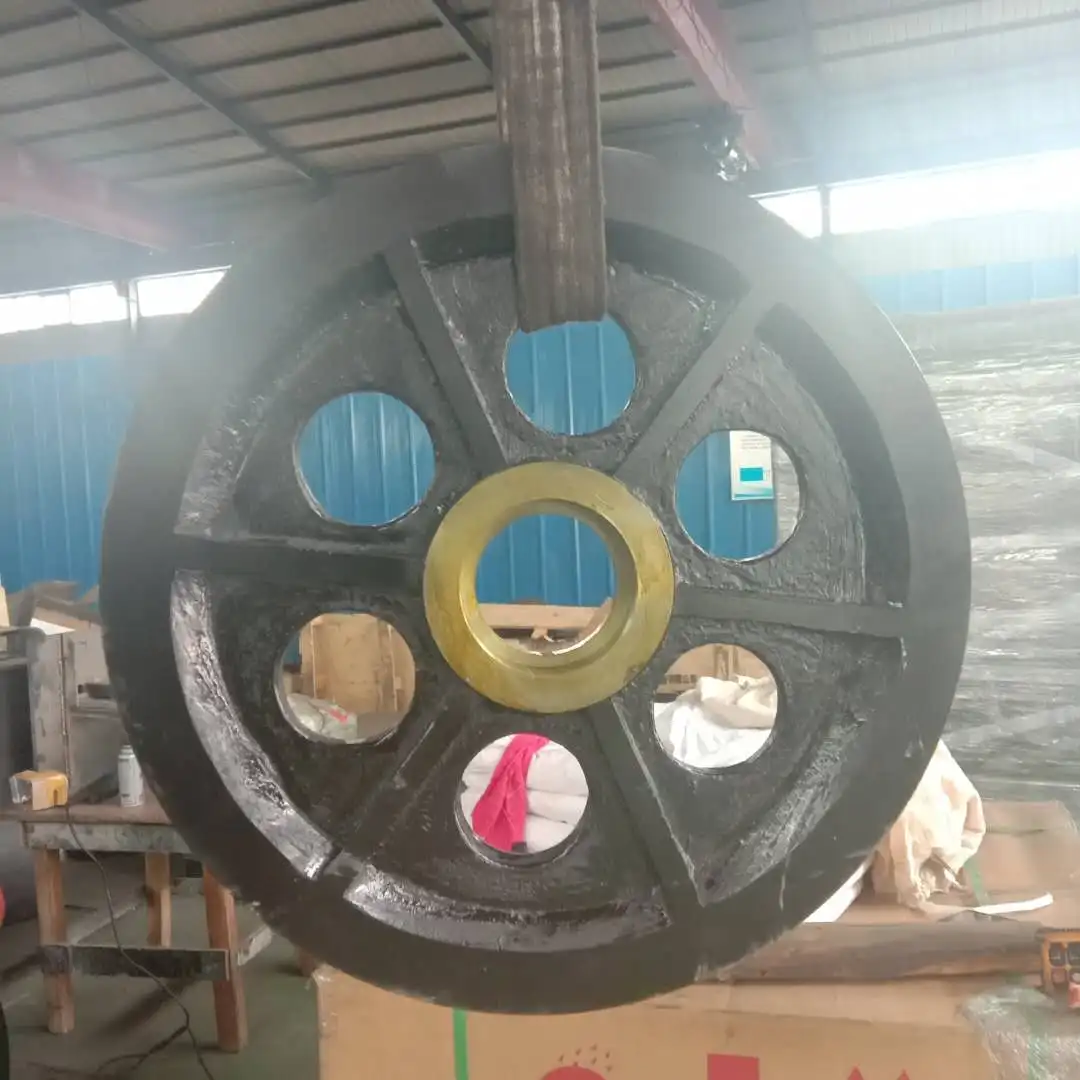 Oem Heavy Duty Large Diameter Wire Rope V-belt Pulley Wheel Wire Rope ...