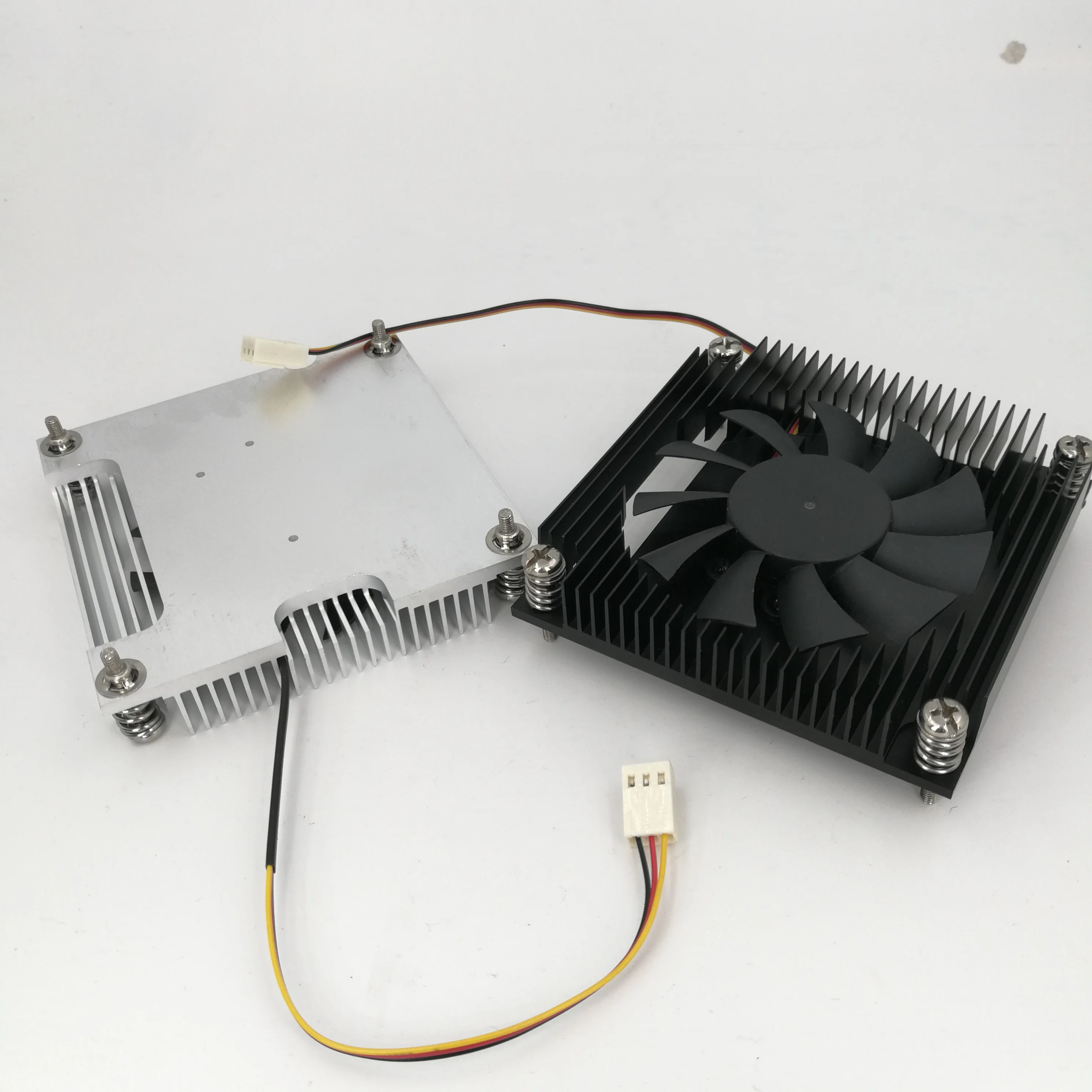 Low Profile Cpu Cooler For Intel 3pin Computer Aluminum Cpu Radiator 1u ...