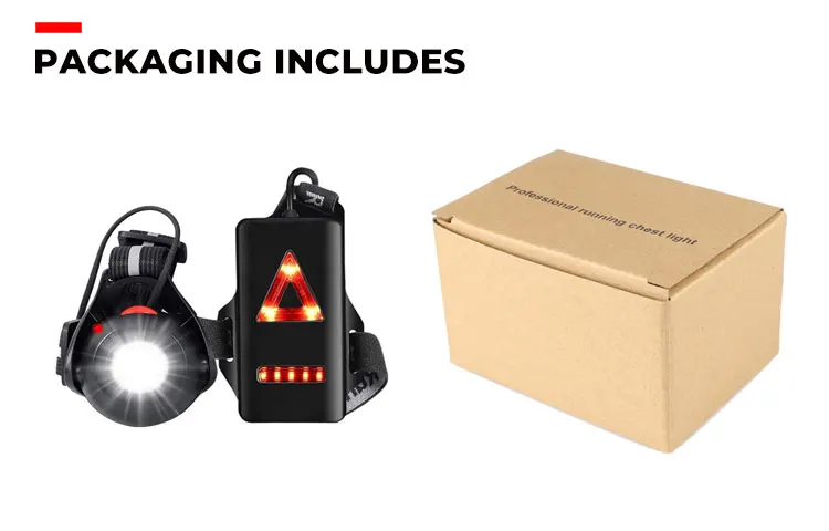 Safety Reflective Infrared Blinking Run Lamp Outdoor Night