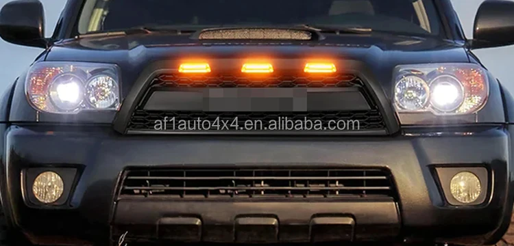 Front Grille With Raptor Lights Combo For 2006-2009 3rd Gen 4runner ...