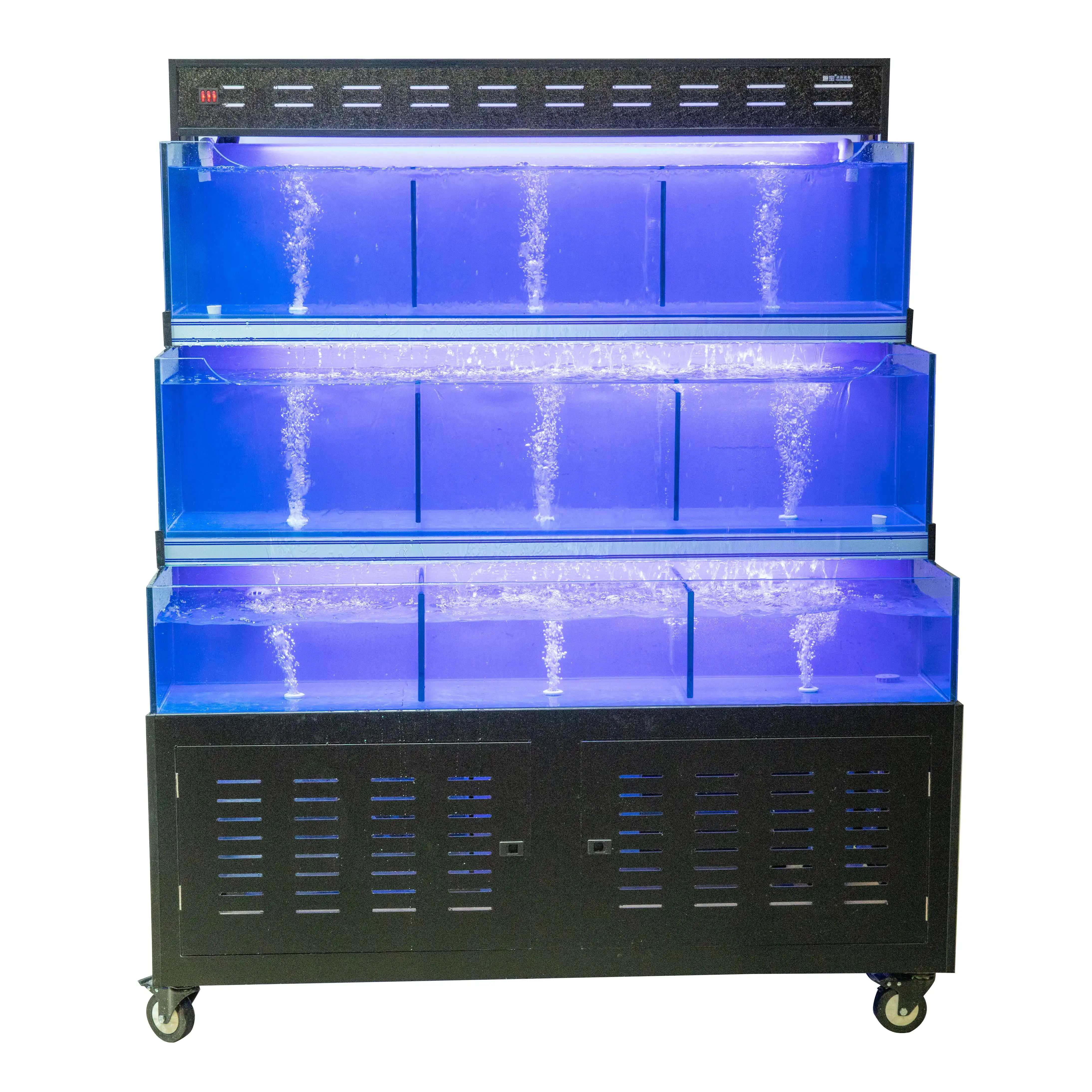 Acrylic Seafood Aquarium Tank Customization Live Seafood Display For ...