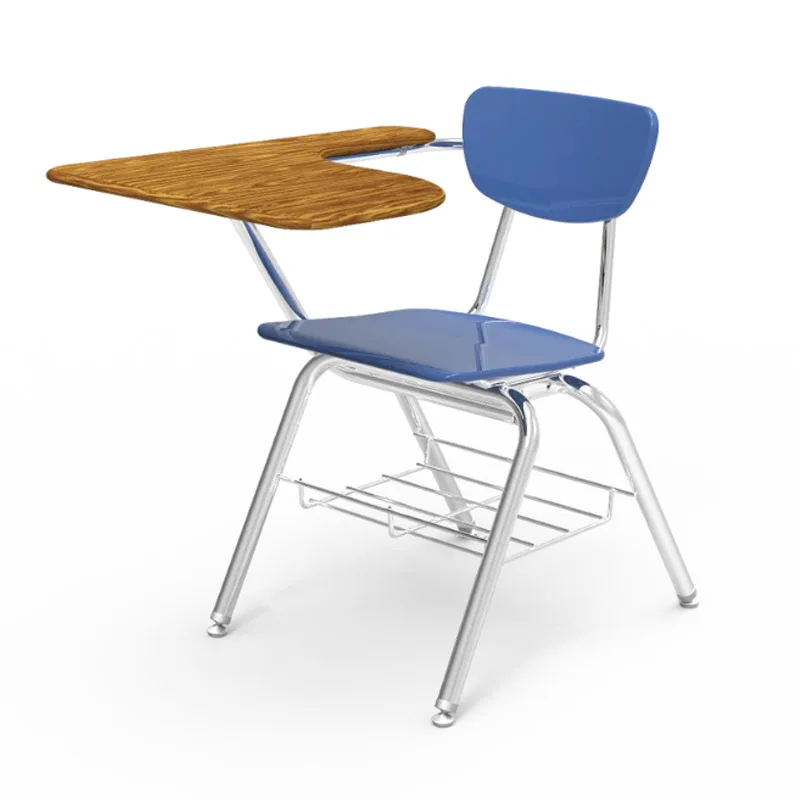 Metal Frame College Tablet Arm School Chair - Durable & Stylish