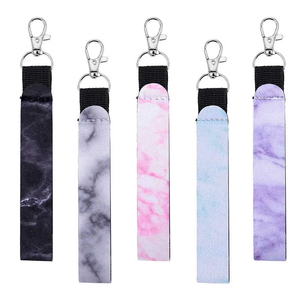 Sublimation Blanks Wristlet Keychain Lanyard Women's Strap Key Chain ...