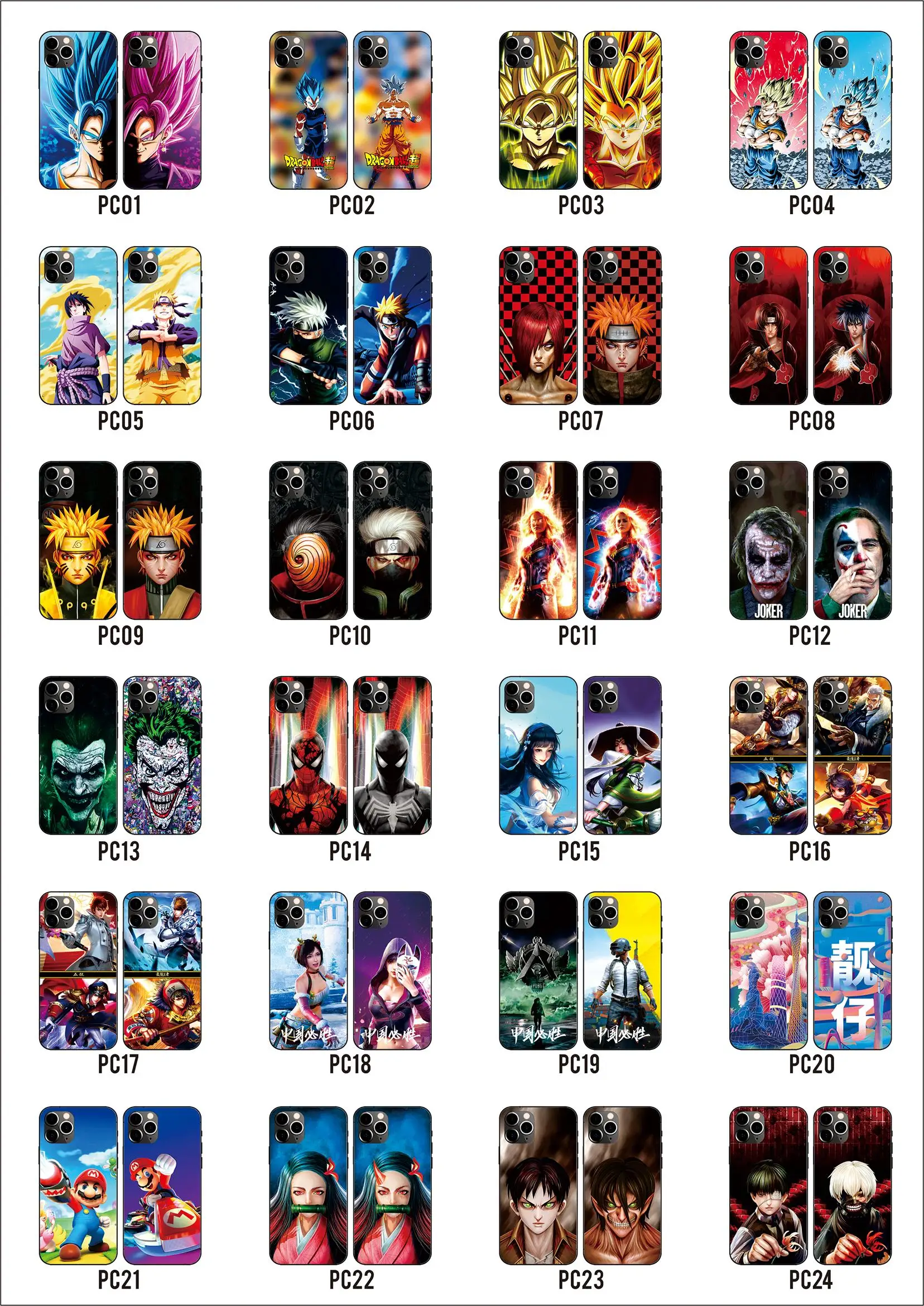 Wholesale And Custom 3d Lenticular Flip Anime Sticker Cell Phone Case ...