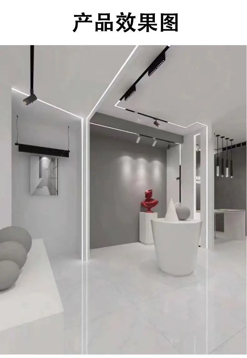 1M 2M 3M Factory Anodized Diffuse Extrusion Lighting Strips Slim ...