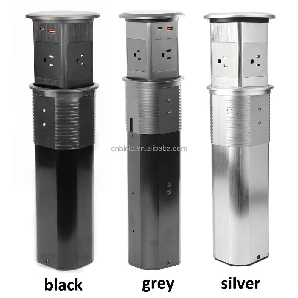 Tabletop Electrical Pop Out Socket Power Strip USB Multifunctional ...