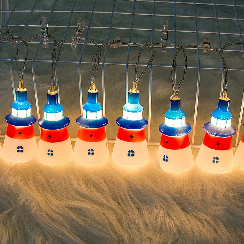 DM24060 LED string light-- lighthouse-Taizhou Deco-Maker Arts and ...