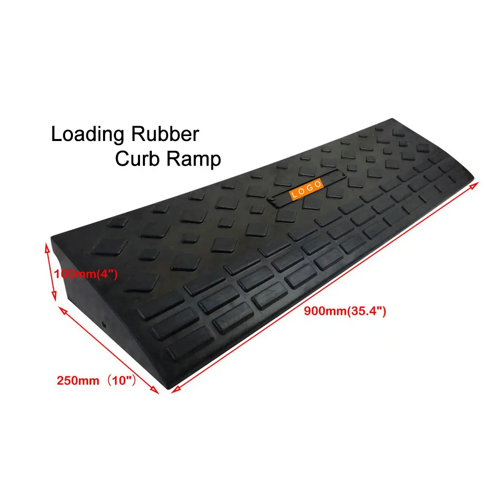 Rubber Kerb Curb Portable Ramp 1000x36x15cm Rubber Car Kerb Ramp - Buy ...