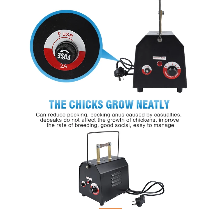 CETTIA KD701C Broiler Duck Handheld Electric Manual Beak Cutter Machine ...