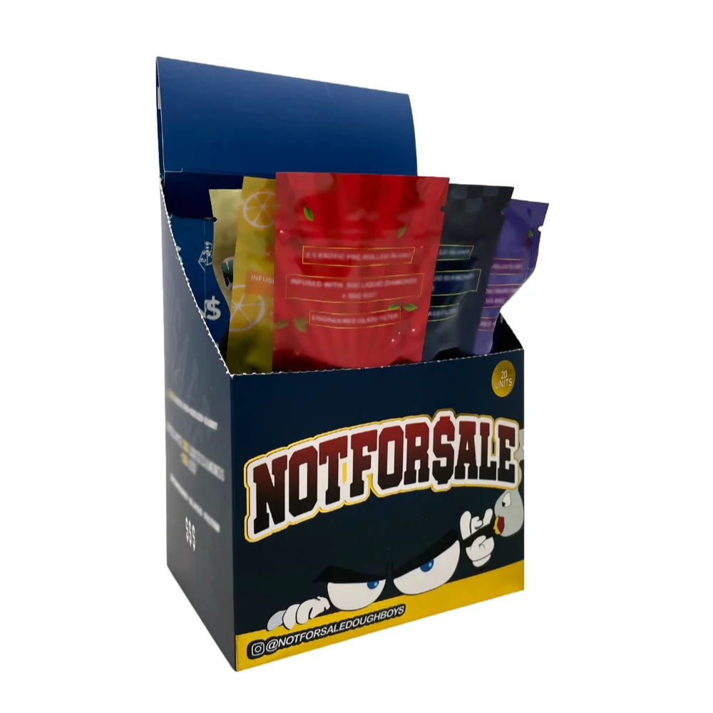 Custom Printed Grappa Leaf 3 Side Sealing Tobacco Leaf Wrapping Paper ...