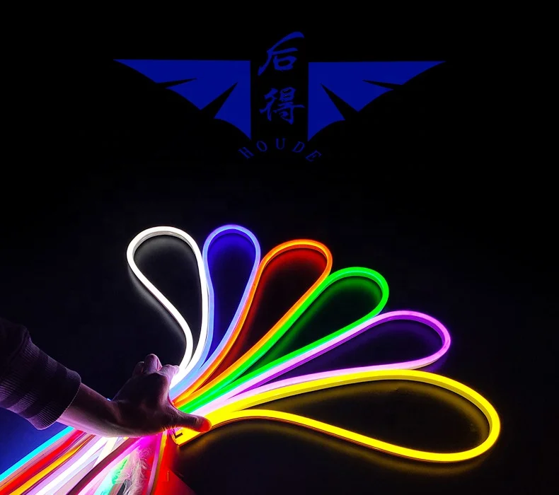12V 6*12mm Neon Flex Led Light 5Meters Roll High Bright SMD2835 ...