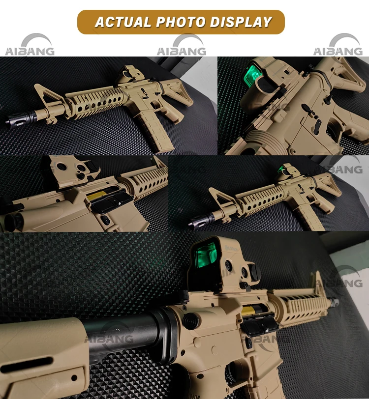 Aibang Nylon Mp5 M4a1 Uzi Water Gel Ball Gun Pistola De Hidrogel Metal ...