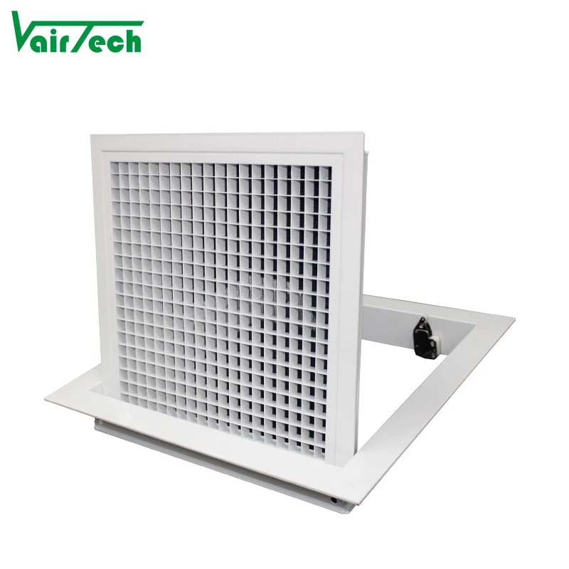 Hvac Ventilation Ceiling Aluminum Exhaust Air Grille Door Hinged Egg ...
