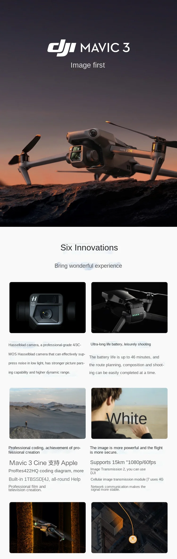 Wholesale Drones For Dji Mavic 3 Drone With 4k Camera 15km Transmission ...