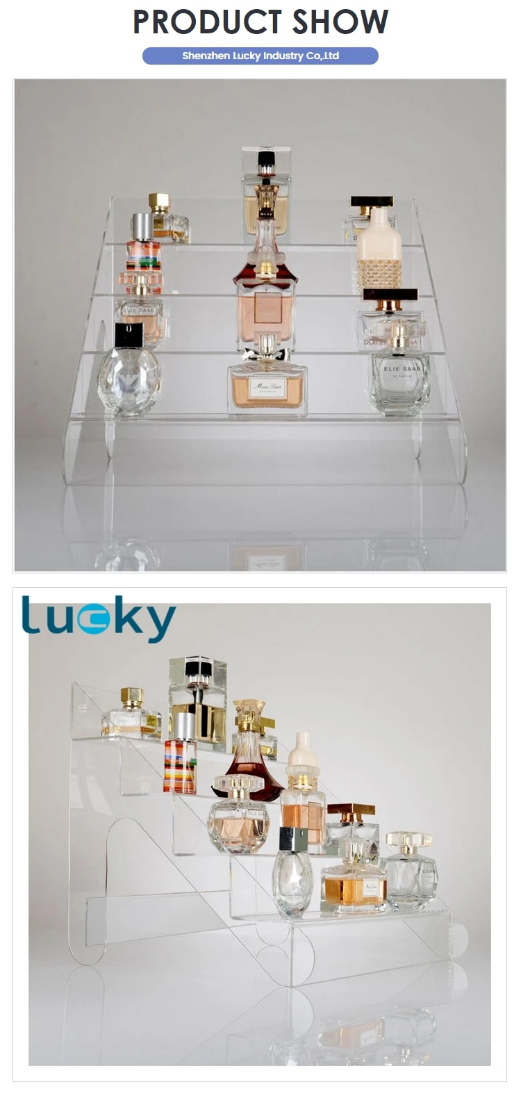 Professional Clear Acrylic Perfume Display Stand For Wholesale - Buy ...
