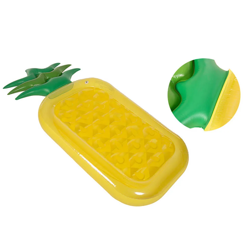 Floatie Pineapple Pool Float Bed Inflatable Summer Water Floating Bed ...