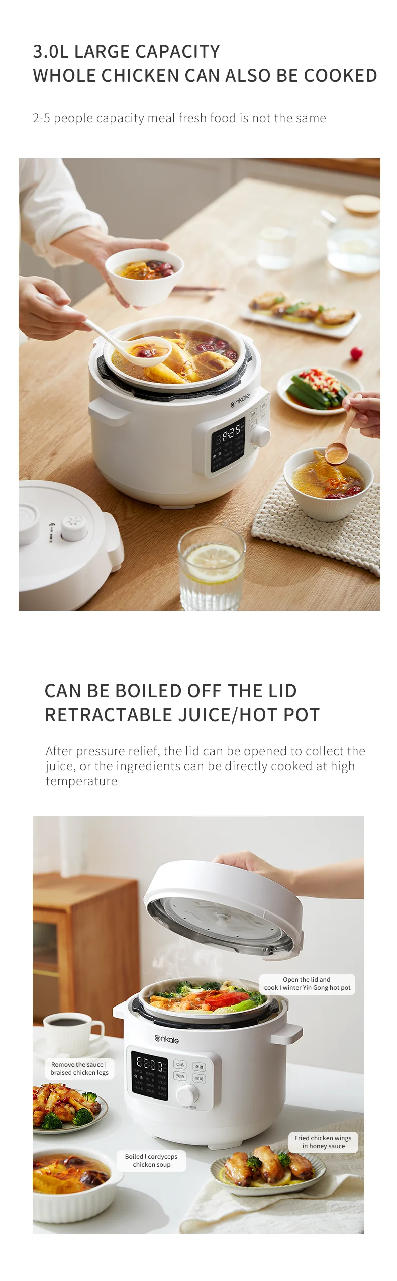 2024 Design Rice Cooker - 10-in-1 Electric Multi Cooker