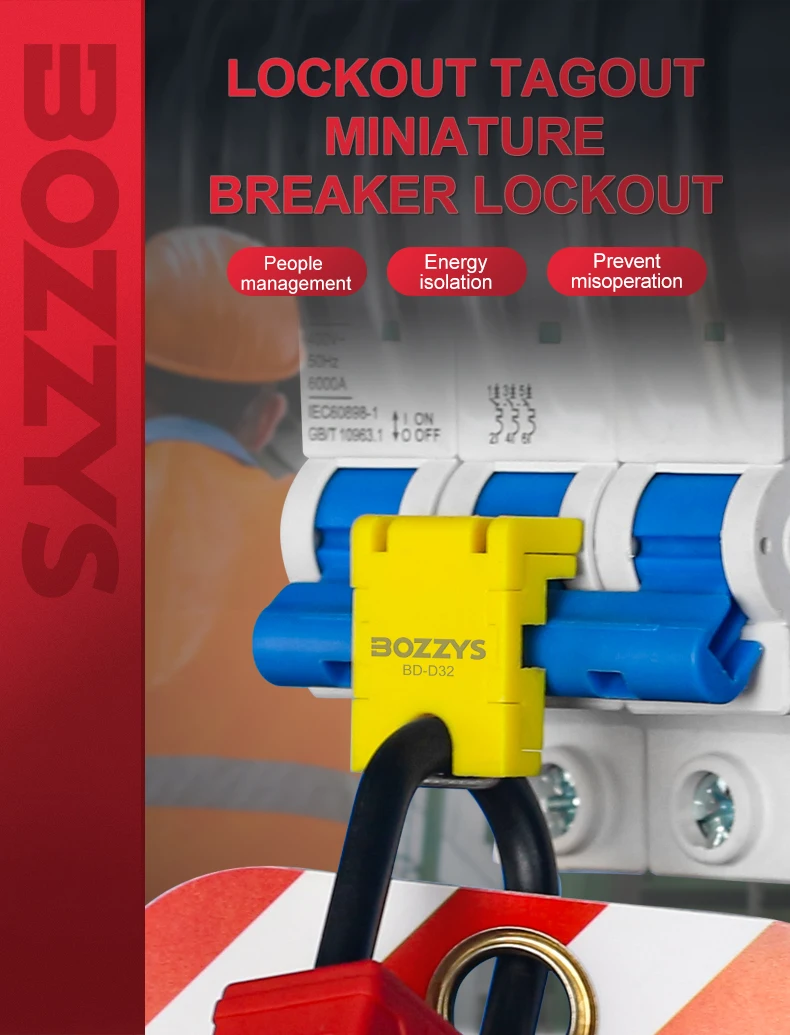 Universal Miniature Abb Circuit Breaker Lockout Device With Pin-out ...