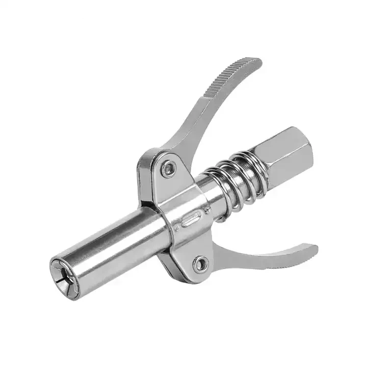 Quick Release Double Handle Grease Gun Coupler - Universal 1/8 NPT ...