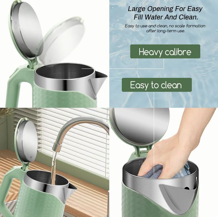 Hand Holding Smart Electronic Water Kettle Machine With Heating And ...