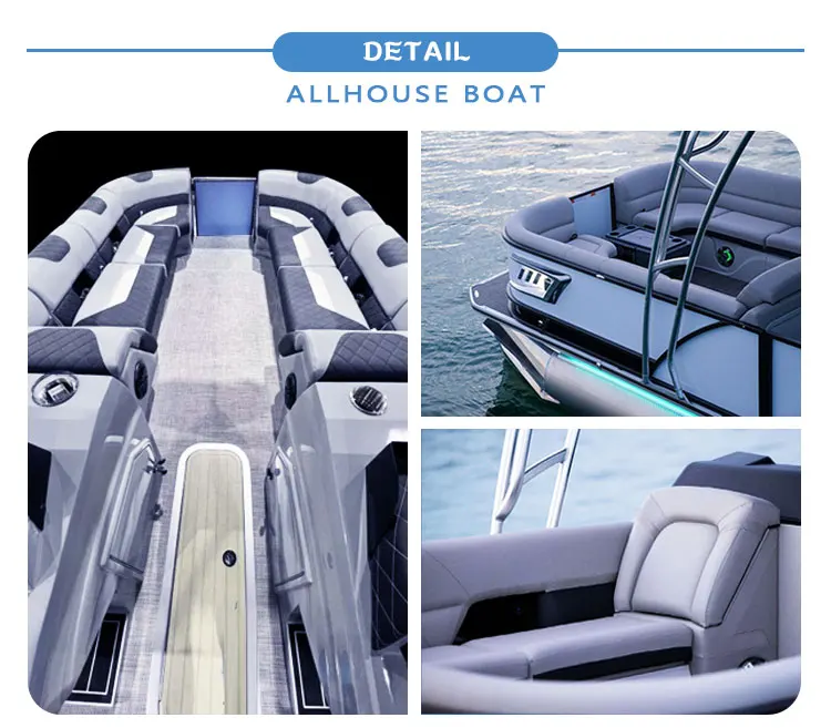 PBD-25 Double Decker Pontoon - Luxury Fishing House Boat