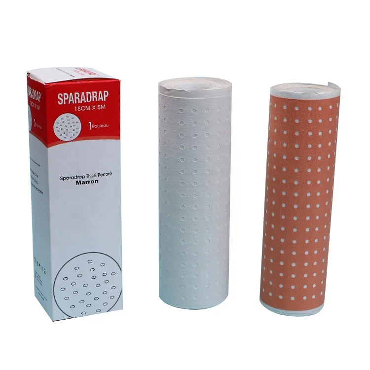 Sparadrap Aperture Adhesive Plaster - Perforated Zinc Oxide Roll