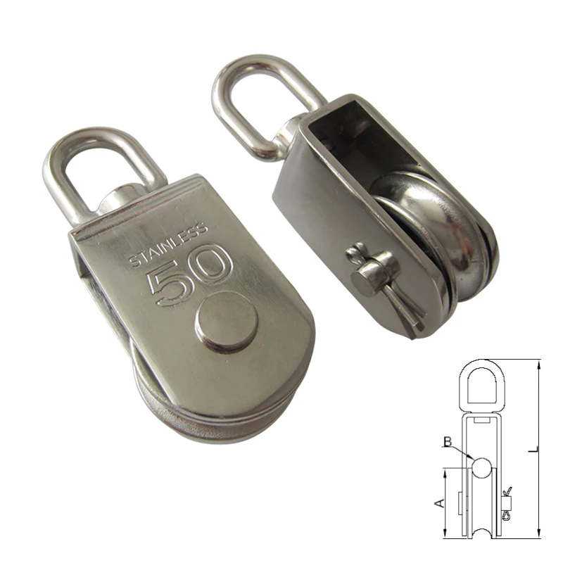 Steel Square Swivel Eye Block For Marine And Industrial Rigging ...