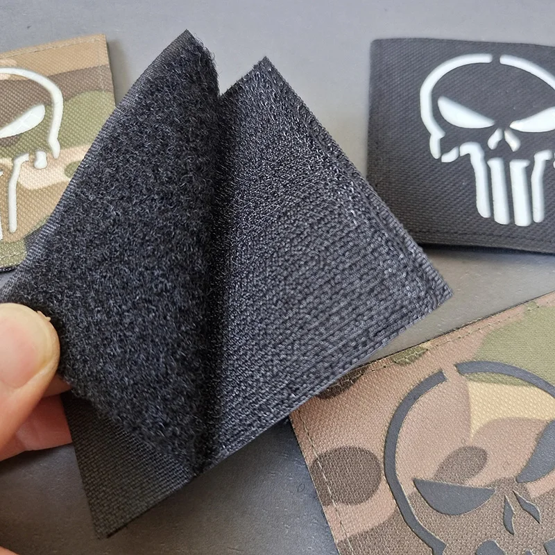 Standard Nylon Infrared Reversed Reflective Camouflage Skull White ...