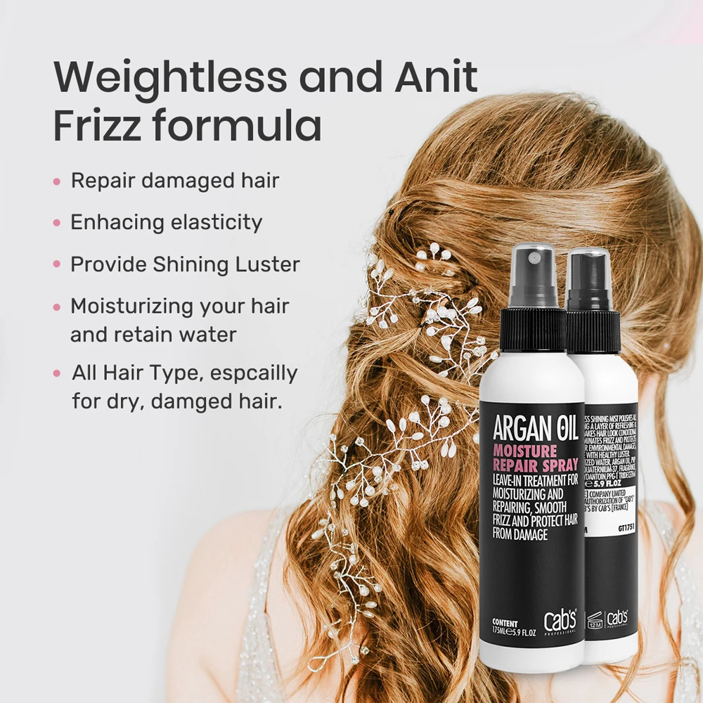 Custom OEM Cosmetics Product Heat Protectant Hair Mist Hydrating Hair ...