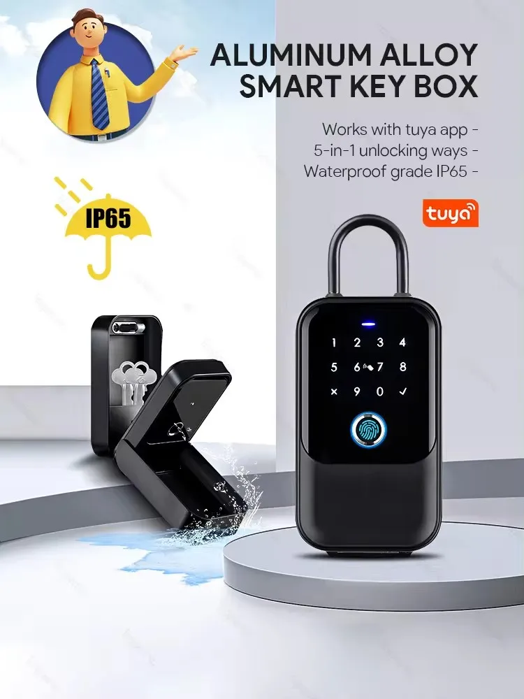 Universal Outdoor IP65 Waterproof Smart Door Lock Deadbolt with Easy ...