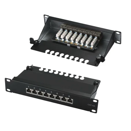 8 Port Patch Panel Cat5e Cat6 Cat6a Ftp Patch Panel 8 Ports Ftp Patch ...