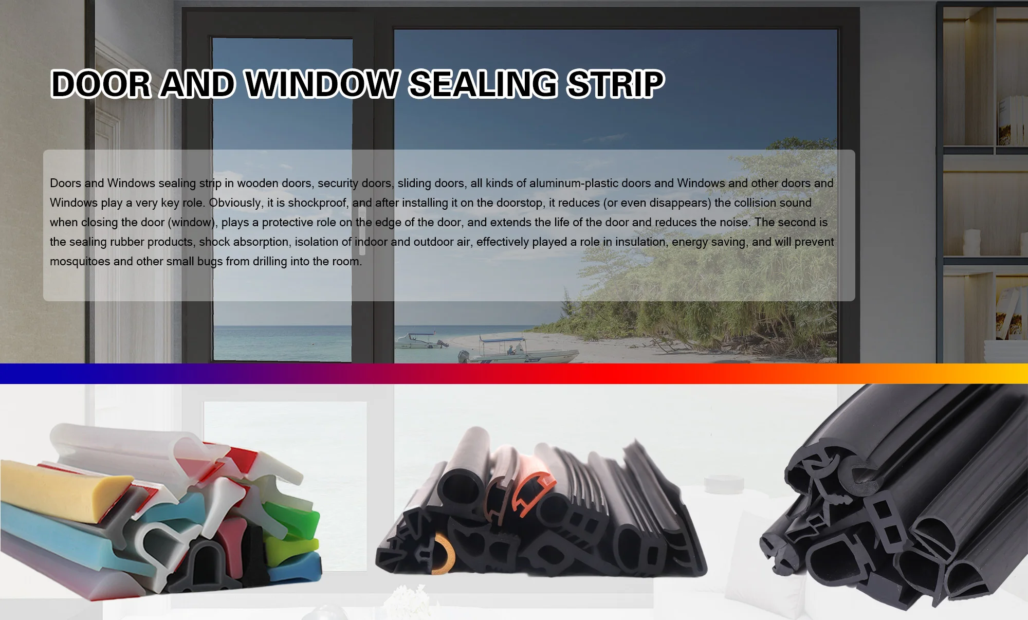 Epdm Extruded Door And Window Epdm Rubber Seals Strips Glazing Door ...