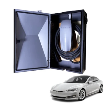 Sliver Waterproof Car Ev Charger Wallbox Tesla Charging Pile Protection ...