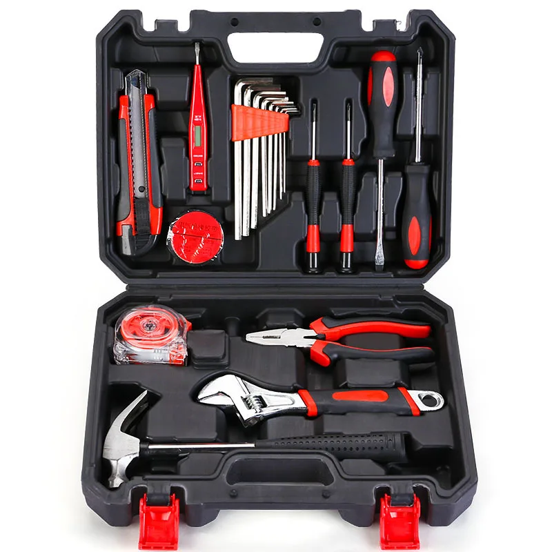144Pcs Combination Hardware Tool Kit with Protective Case 9Pcs Multi ...