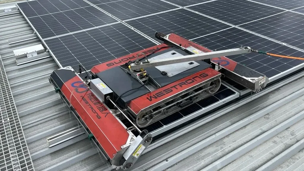 Westrong Automatic Solar Panel Cleaning Robot Equipment High Efficiency ...